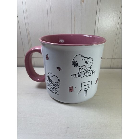 Gibson | Kitchen | Gibson Overseas Peanuts Mug Oversized White Pink ...